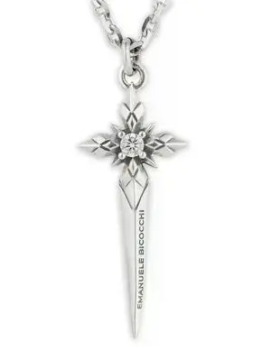 Emanuele Bicocchi Stella Ventis Dagger Necklace - Silver