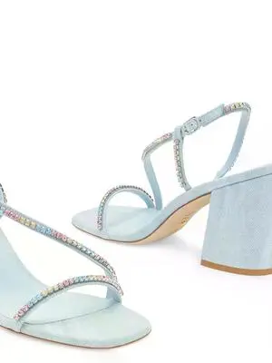 STUART WEITZMAN 85mm Soiree Crystal Heeled Sandals