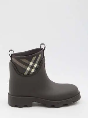 Burberry Marsh Stamp Ankle Boots - Brown