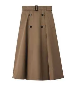 Brown Midi Skirts