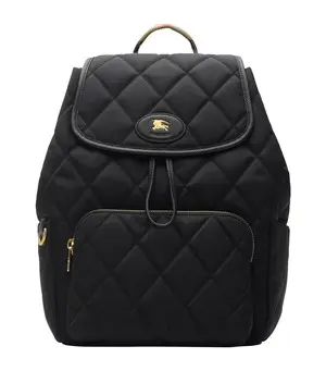Burberry Quilted Horseshoe Backpack