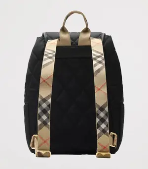 Burberry Quilted Horseshoe Backpack