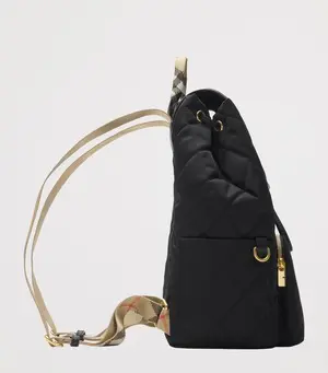 Burberry Quilted Horseshoe Backpack