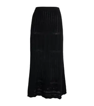 ERES Rythmée Wool-cashmere Maxi Skirt