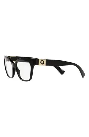 Versace Cat Eye Optical Glasses - Black