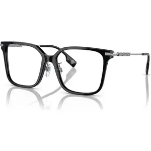 Burberry 54mm Square Full Rim Eyeglasses - Black