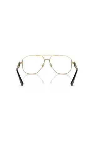 Versace 59mm Pilot Optical Glasses - Black