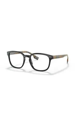 Burberry 53mm Square Optical Glasses - Black