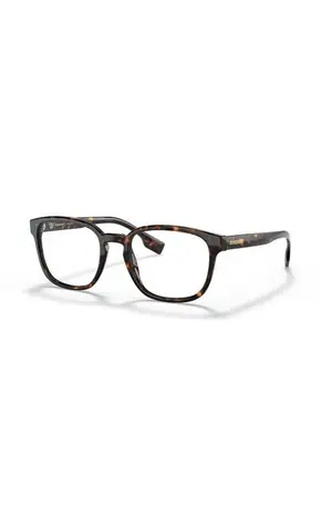 Burberry 53mm Square Optical Glasses - Brown