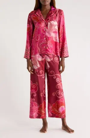 Natori Deco Satin Pajamas
