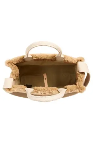 Marni Faux Fur Basket Handbag