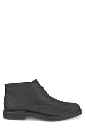 Ecco Metropole London Waterproof Suede Chukka Boot - Black