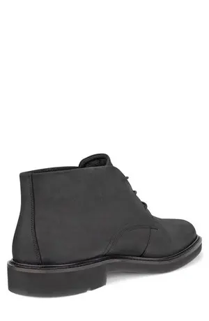 Ecco Metropole London Waterproof Suede Chukka Boot - Black