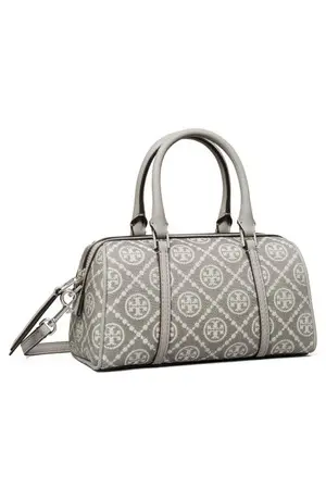 Tory Burch Mini T Monogram Jacquard Utility Barrel Bag