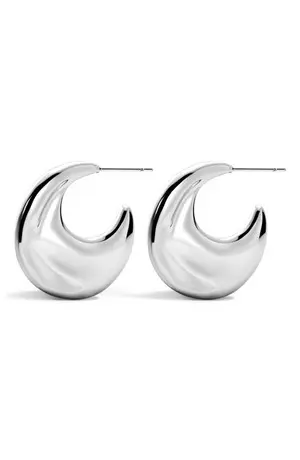 Luv Aj Rhodium-plated Earrings