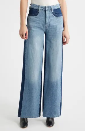 Warp + Weft Wide Leg Jeans