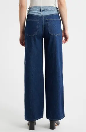 Warp + Weft Wide Leg Jeans