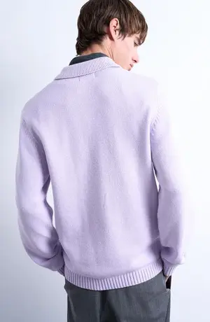 Topman Half-zip Polo Sweater
