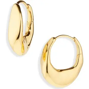 Monica Vinader Medium Antica Hoop Earrings - 18ct Gold Vermeil
