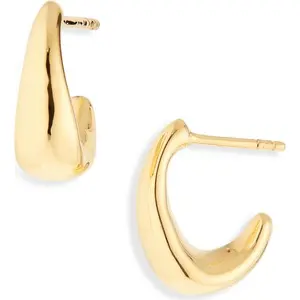 Monica Vinader Small Antica Hoop Earrings - 18ct Gold Vermeil