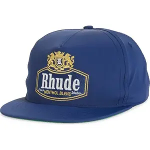 Rhude Collins Fumar Nylon Baseball Cap - Navy 0043