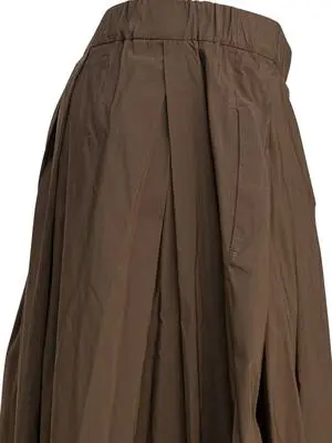Max Mara Long Flared Skirt - Brown