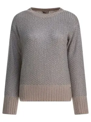 HERNO Wool-Blend Sequin Sweater