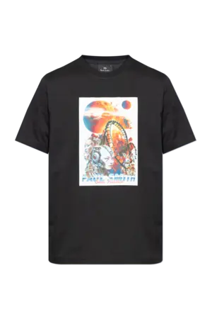 Paul Smith T-shirt With Colorful Print - Black