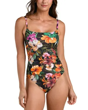 La Blanca Tropical Hideaway One Piece Swimsuit - Multi