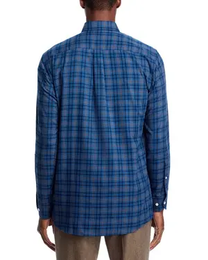 Peter Millar Bar Harbor Performance Flannel Sport Shirt