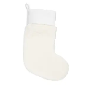 Bloomingdale'S Faux Fur Stocking White