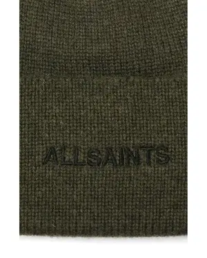 ALLSAINTS Underground Embroidered Logo Beanie