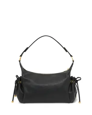 Gerard Darel Le Ema Leather Hobo Bag - Black