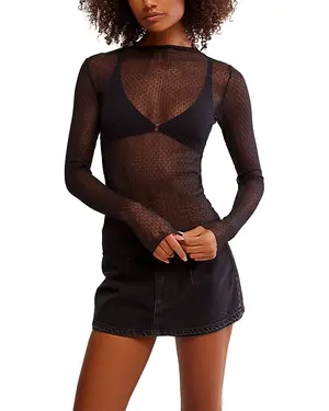 Women's Black Mesh
