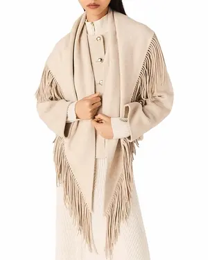 Maje Fringe Coats For Women