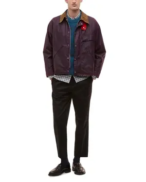 Barbour Transport Waxed Cotton Jacket - Grape