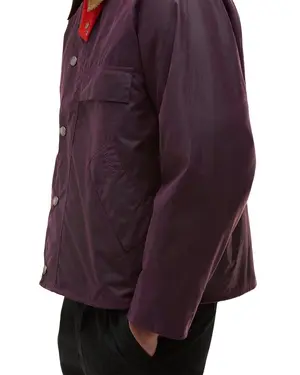 Barbour Transport Waxed Cotton Jacket - Grape
