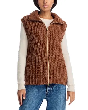 Herno Knitted Zip-up Vest