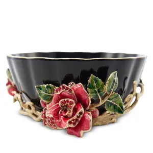 JAY STRONGWATER Catherine Night Bloom Bowl