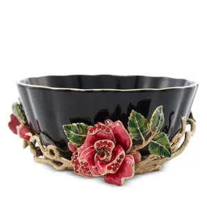 JAY STRONGWATER Catherine Night Bloom Bowl