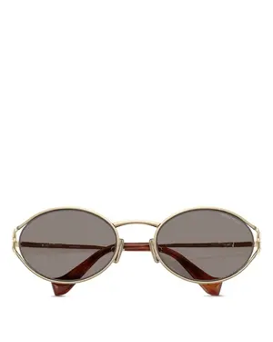 Miu Miu Oval Sunglasses, 54mm