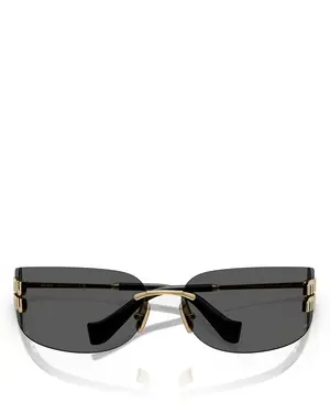 Miu Miu Rectangular Sunglasses, 75mm