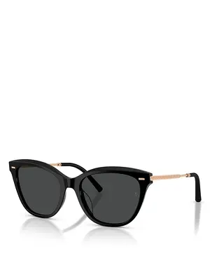 Oliver Spencer Cat Eye Sunglasses, 55mm - Black