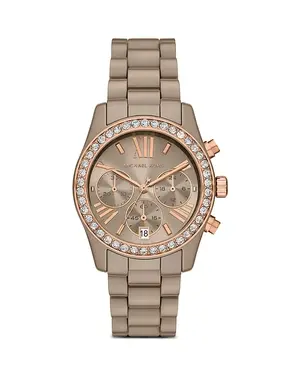 Michael Kors Lexington Chronograph, 38mm - Nude/nude
