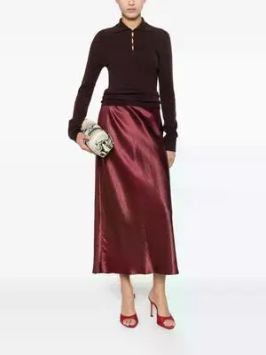 Vince High-waisted Midi Skirt