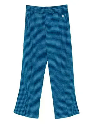 WALES BONNER Houndstooth Track Trousers