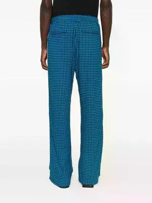 WALES BONNER Houndstooth Track Trousers