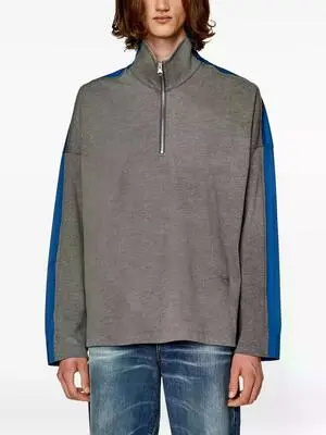 DIESEL® Half-zip Long-sleeves Sweater