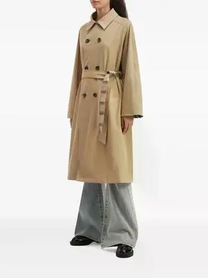 B+AB Double-breasted Belted Trench Coat