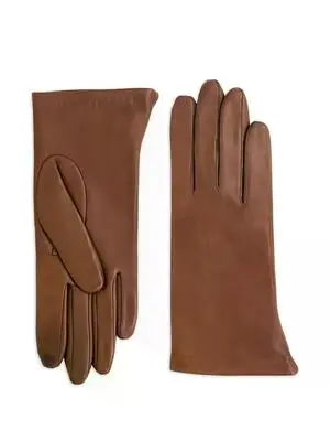 GLOVE STORY Overlay Gloves - Brown
